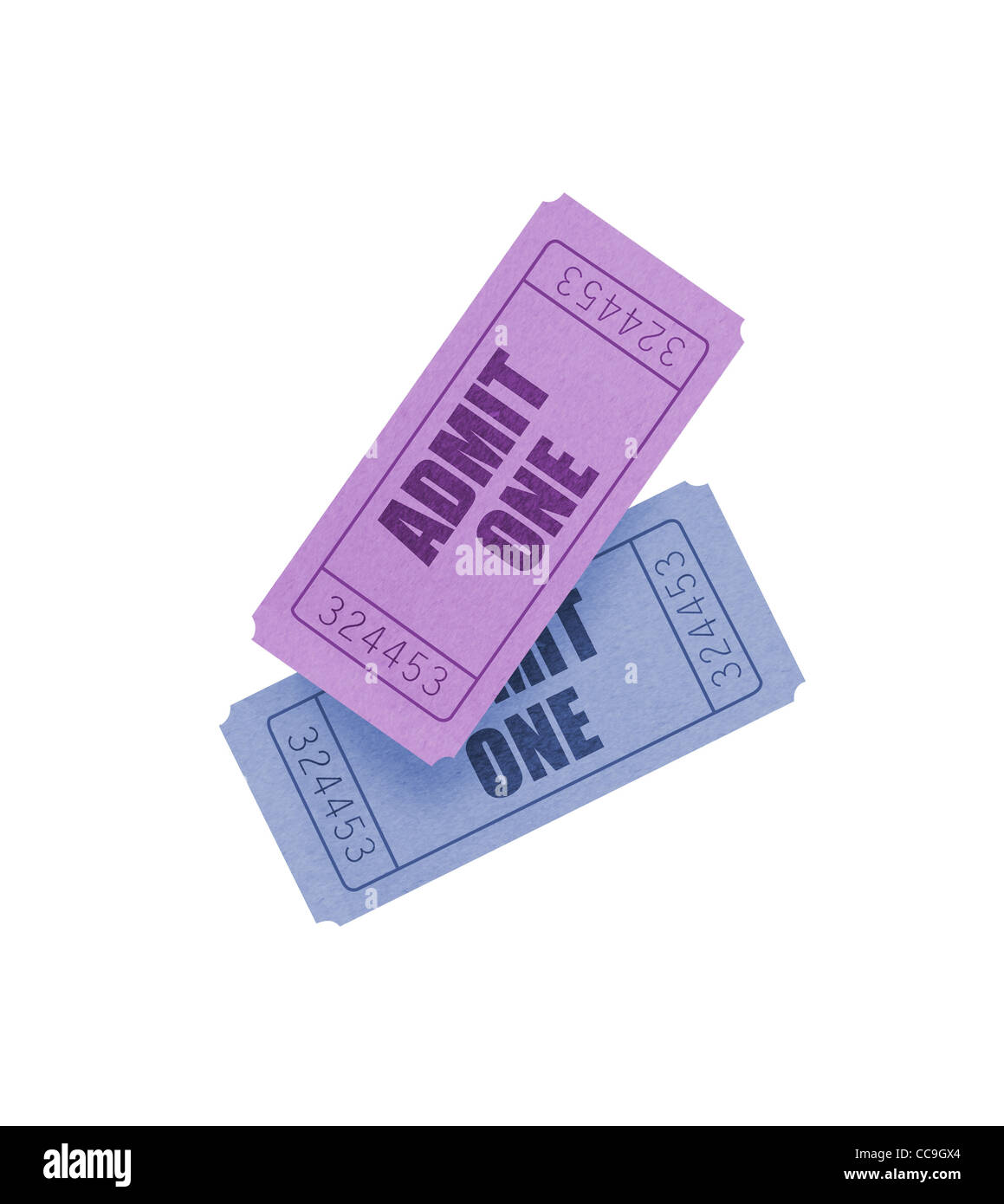 Train ticket Cut Out Stock Images & Pictures - Alamy