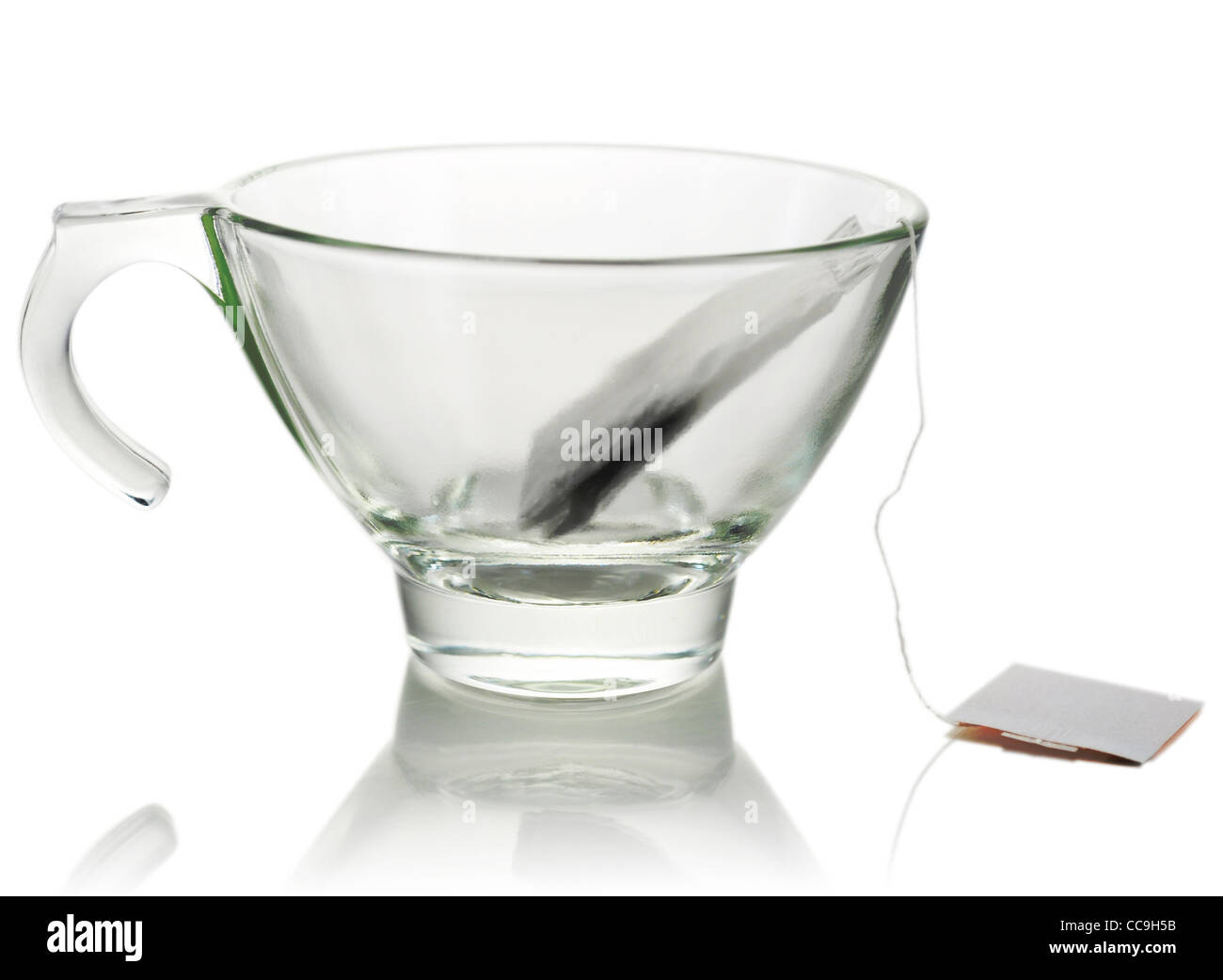 Empty glass cup Cut Out Stock Images & Pictures - Alamy