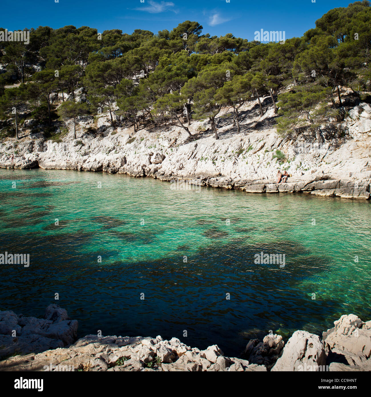 The splendid coast of southern France (Calanques de Cassis Stock Photo ...