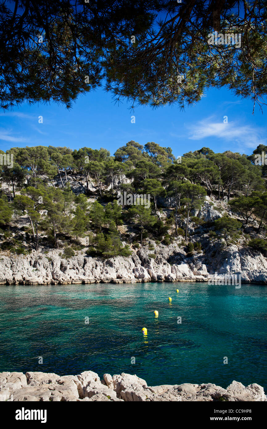 The splendid coast of southern France (Calanques de Cassis Stock Photo ...