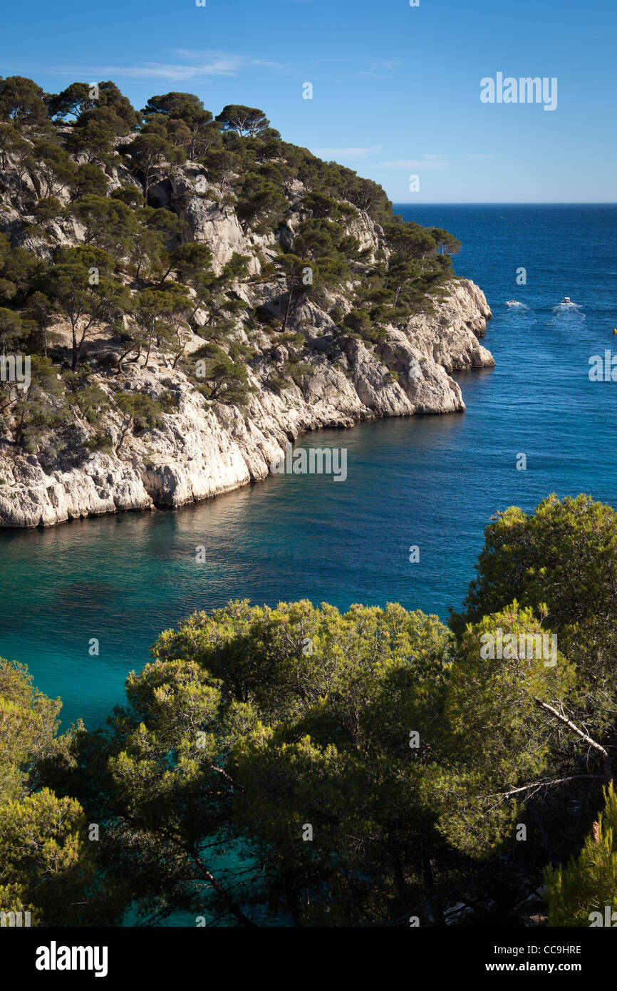 The splendid coast of southern France (Calanques de Cassis Stock Photo ...
