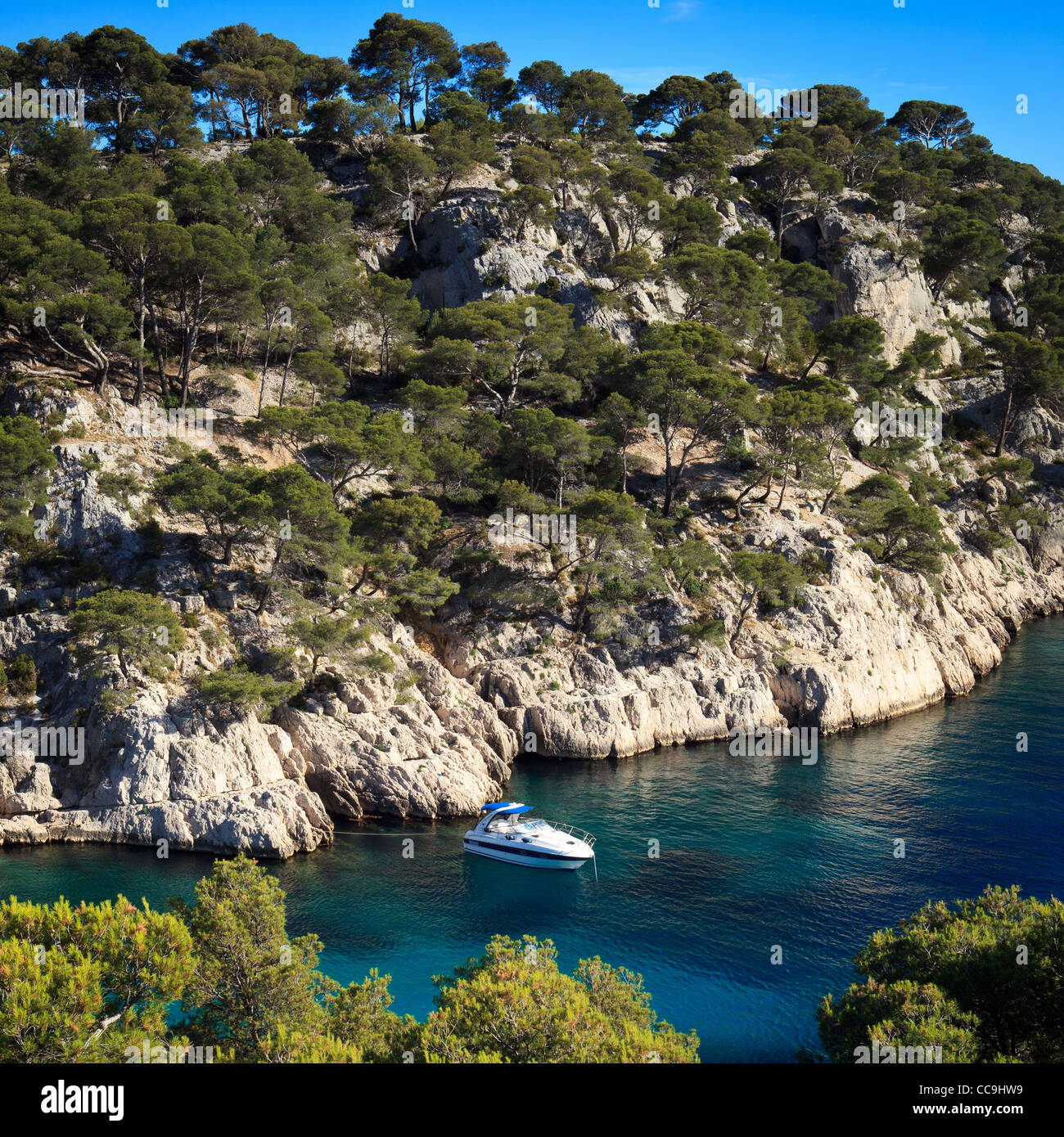 The splendid coast of southern France (Calanques de Cassis Stock Photo ...
