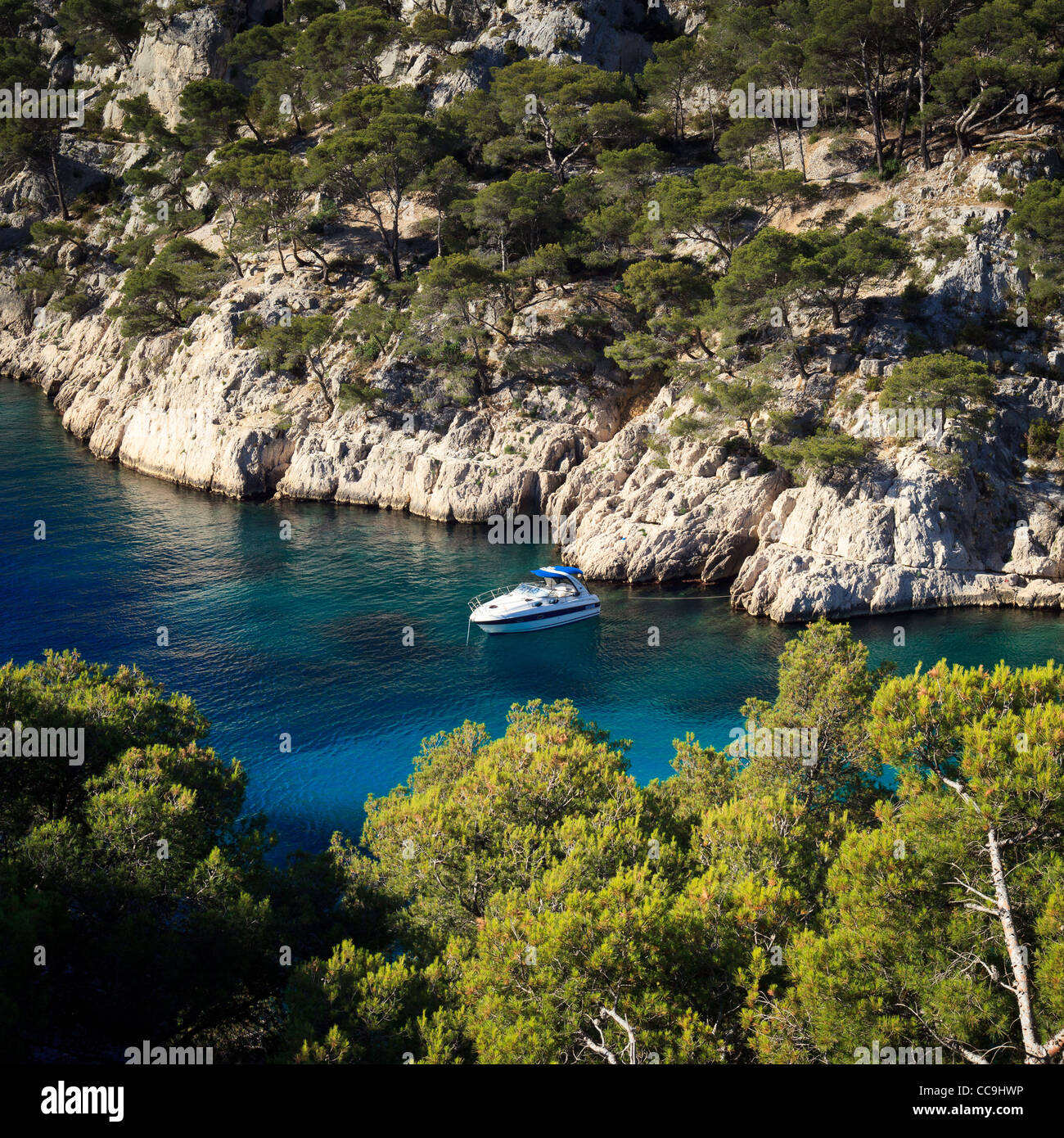 The splendid coast of southern France (Calanques de Cassis Stock Photo ...