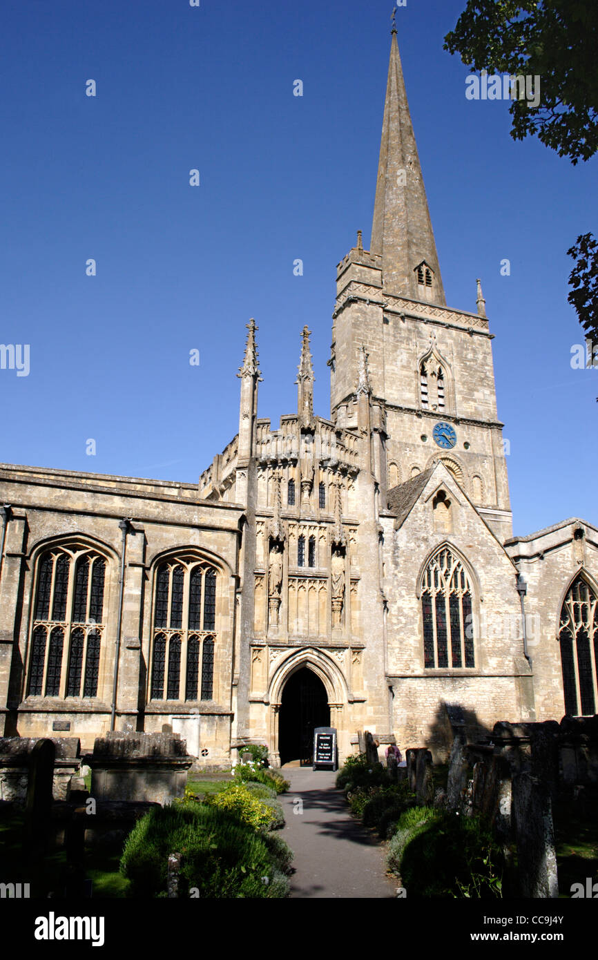 St John the Baptist Church Burford Oxfordshire Stock Photo - Alamy
