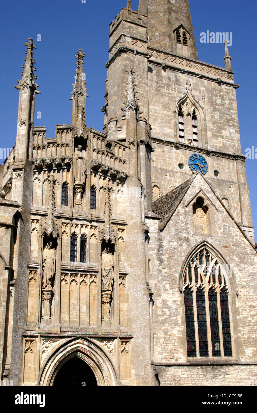 St John the Baptist Church Burford Oxfordshire Stock Photo - Alamy