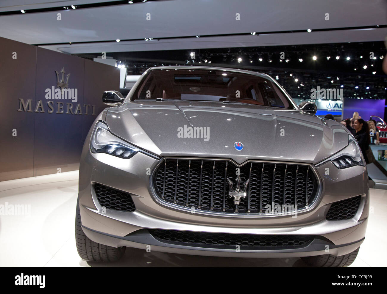 Detroit, Michigan - The Maserati Kubang on display at the North ...