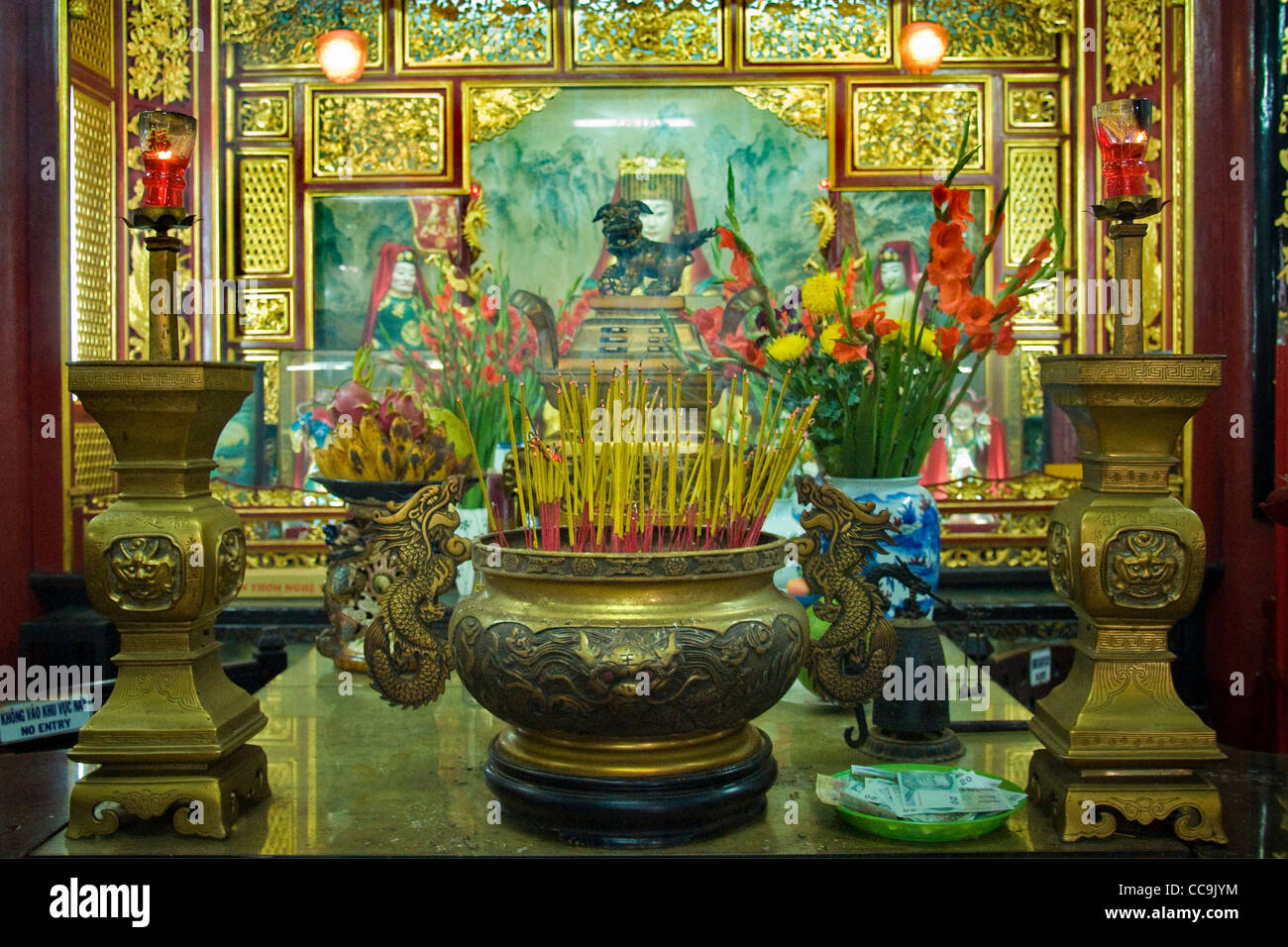 Quan Cong temple, Hoi An, Vietnam Stock Photo - Alamy