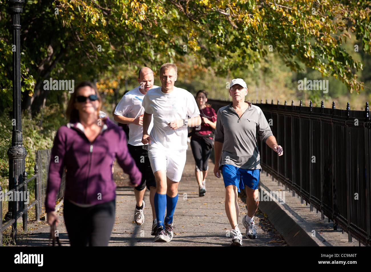 Central park running hi-res stock photography and images - Alamy