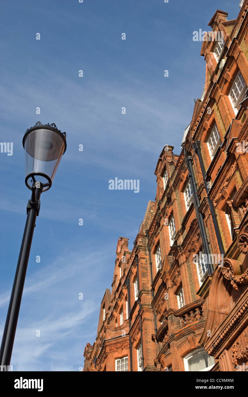 redbrick victorian mansion block, designed by harry bell measures, in ...