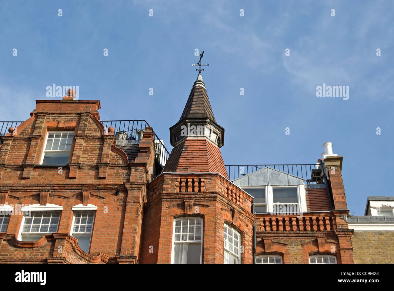 victorian mansion block with turret, designed by harry bell measures ...