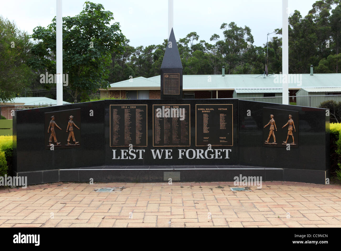 War memorial in Pemberton, Western Australia, Australia Stock Photo - Alamy