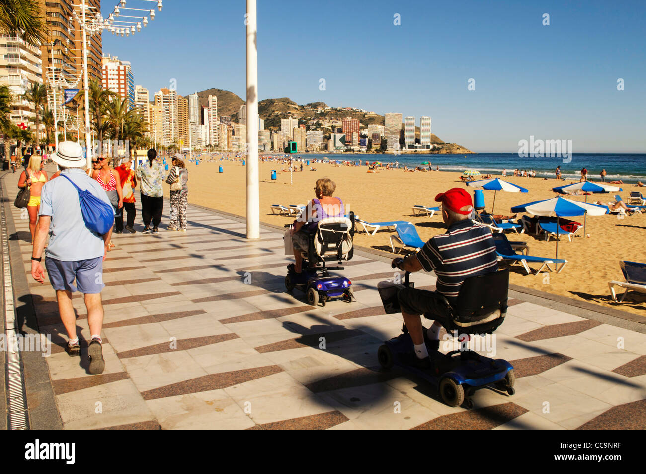 Mobility scooter benidorm hi-res stock photography and images - Alamy