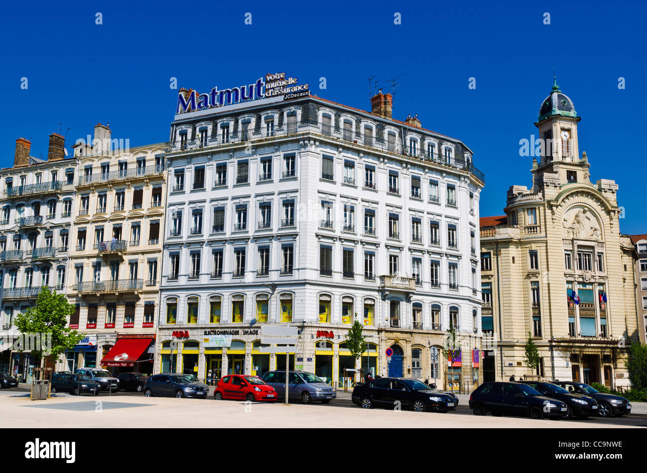 Downtown, Lyon, France (UNESCO World Heritage Site Stock Photo - Alamy