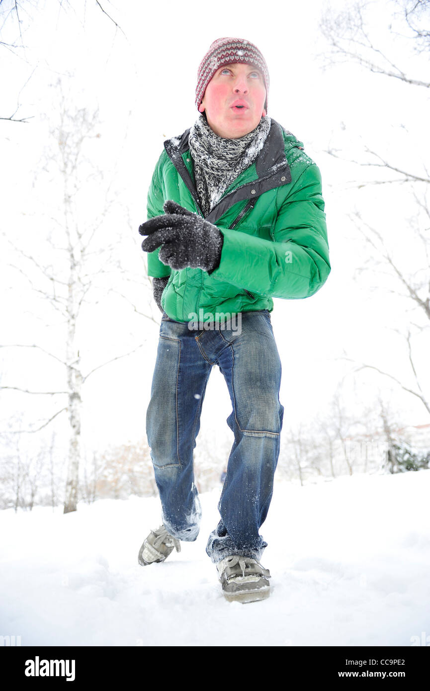 Forward running man hi-res stock photography and images - Alamy