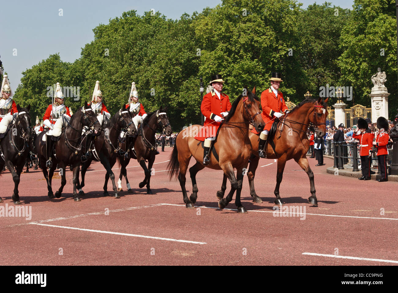 Life Guards parading in front of Buckingham Palace, London, United ...