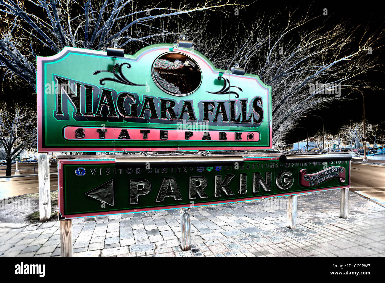 Niagara Falls Sign High Resolution Stock Photography and Images - Alamy