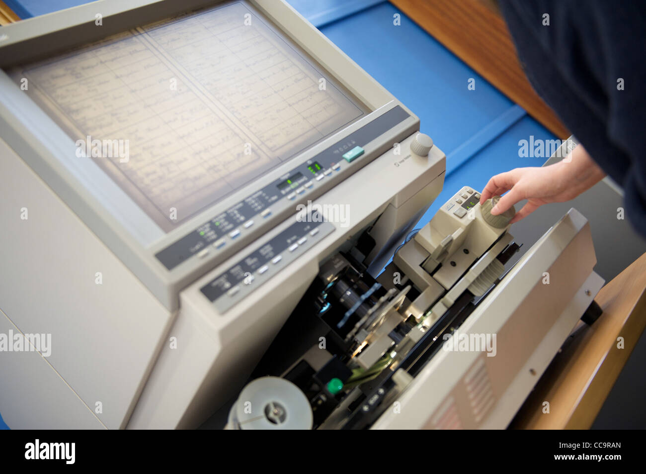 Microfiche library hi-res stock photography and images - Alamy