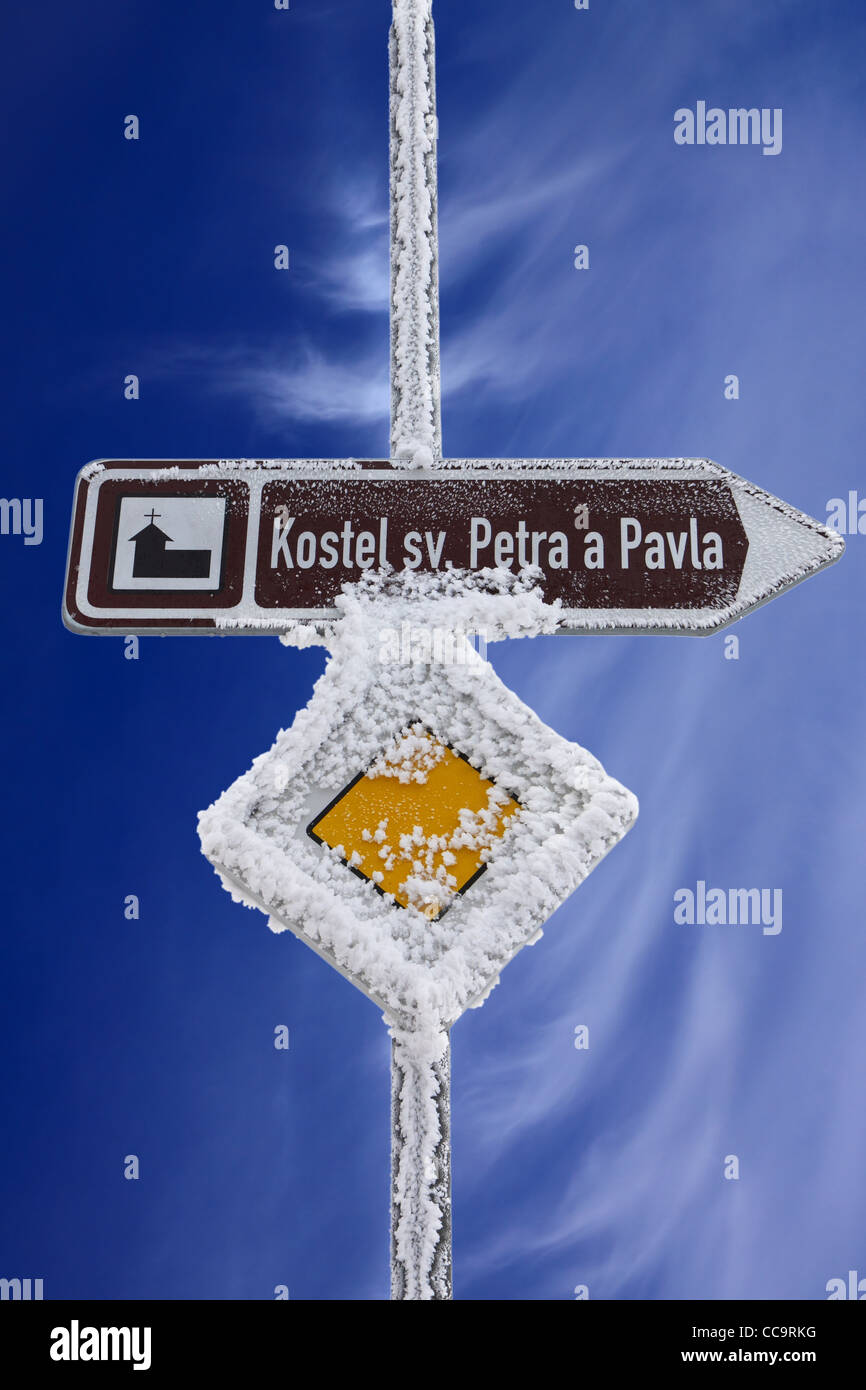 Czech street sign hi-res stock photography and images - Alamy
