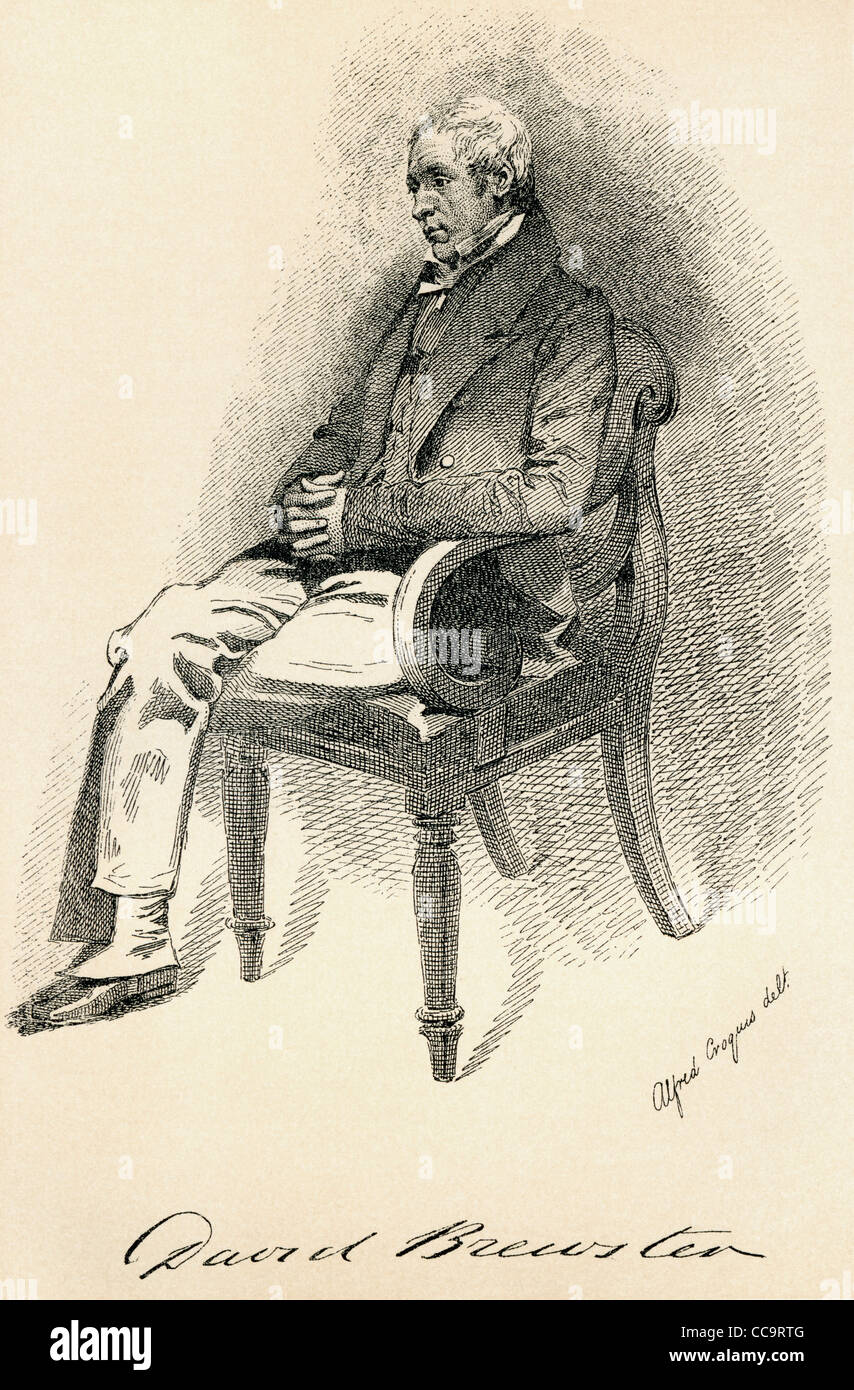 Sir David Brewster, 1781 – 1868. Scottish physicist, mathematician ...