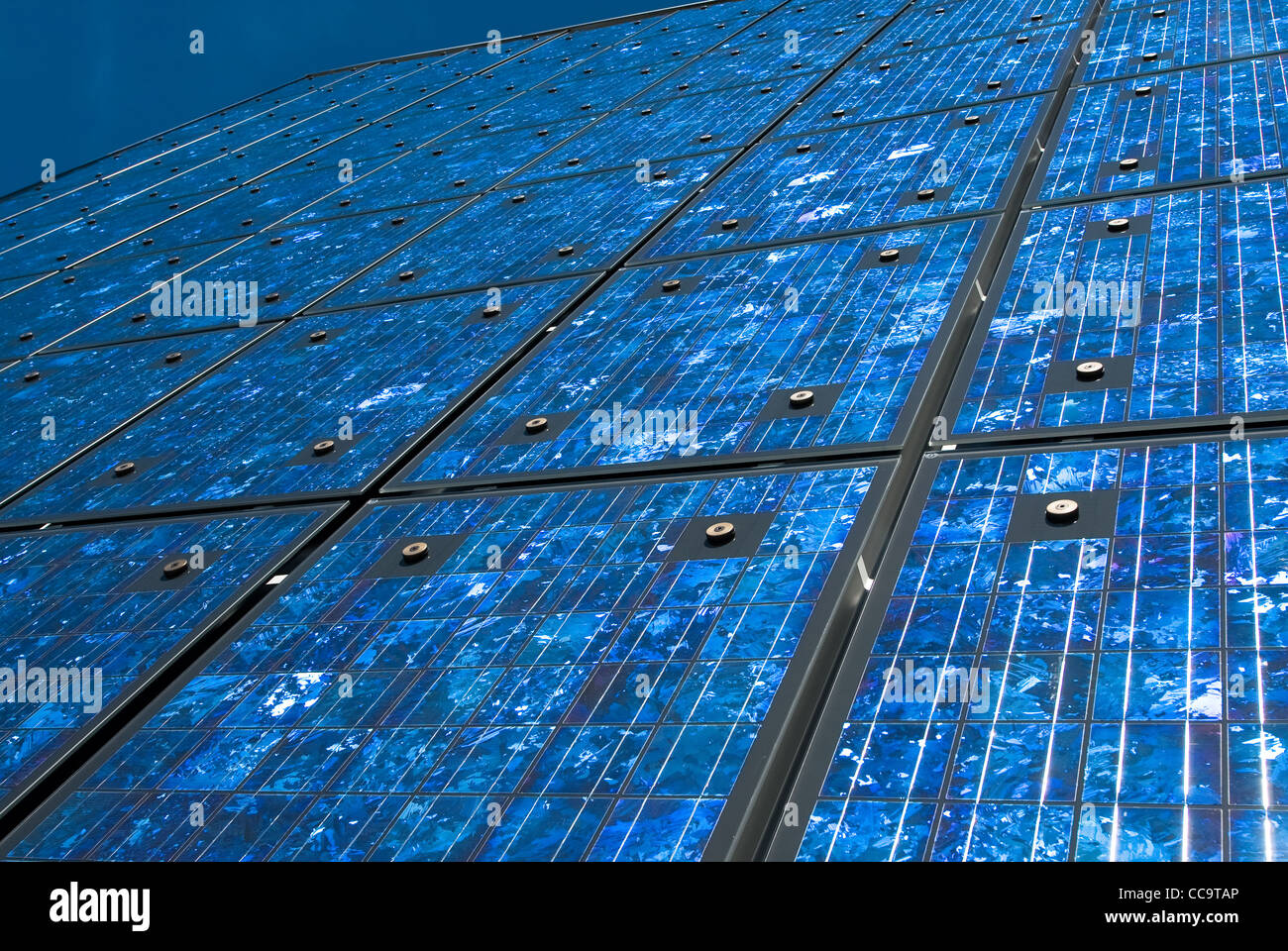 The reflection of the sky on a building hi-res stock photography and ...