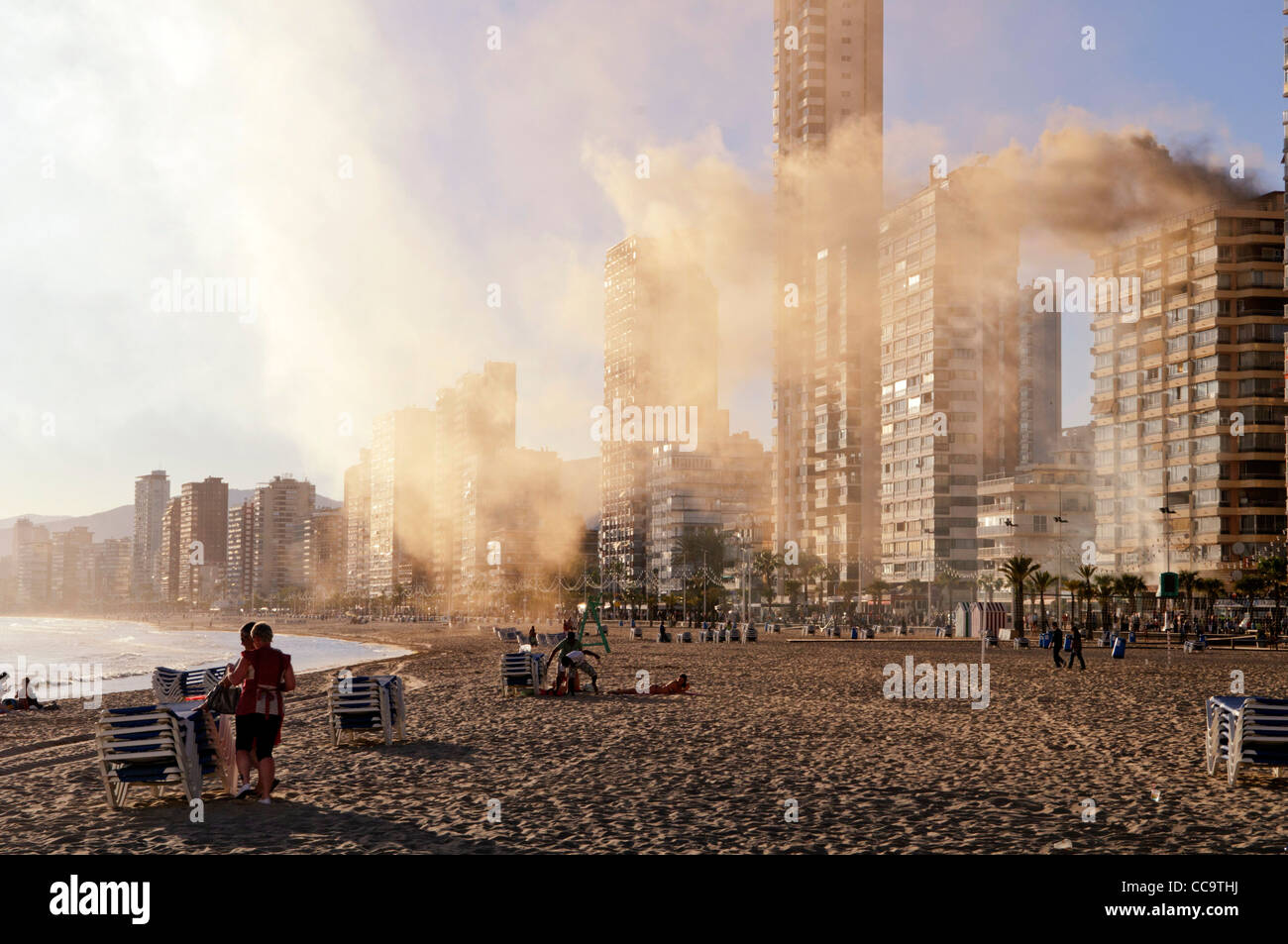 Building fire accident spain hi-res stock photography and images - Alamy