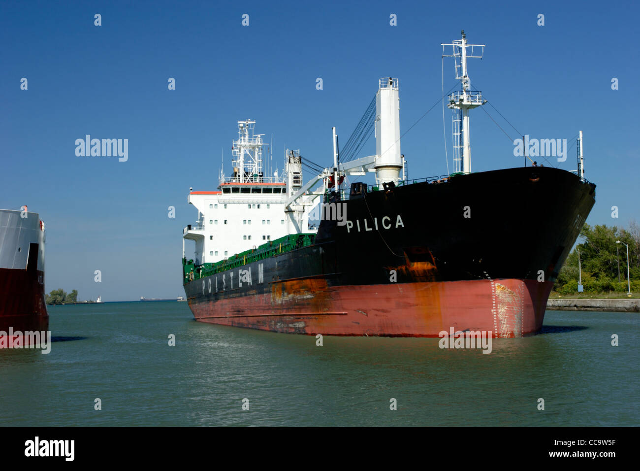 Ship entering Welland Canal Thorold, Ontario Canada Stock Photo - Alamy