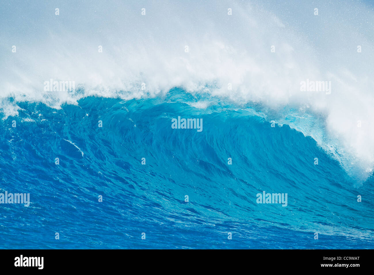 Blue Ocean Wave Stock Photo - Alamy