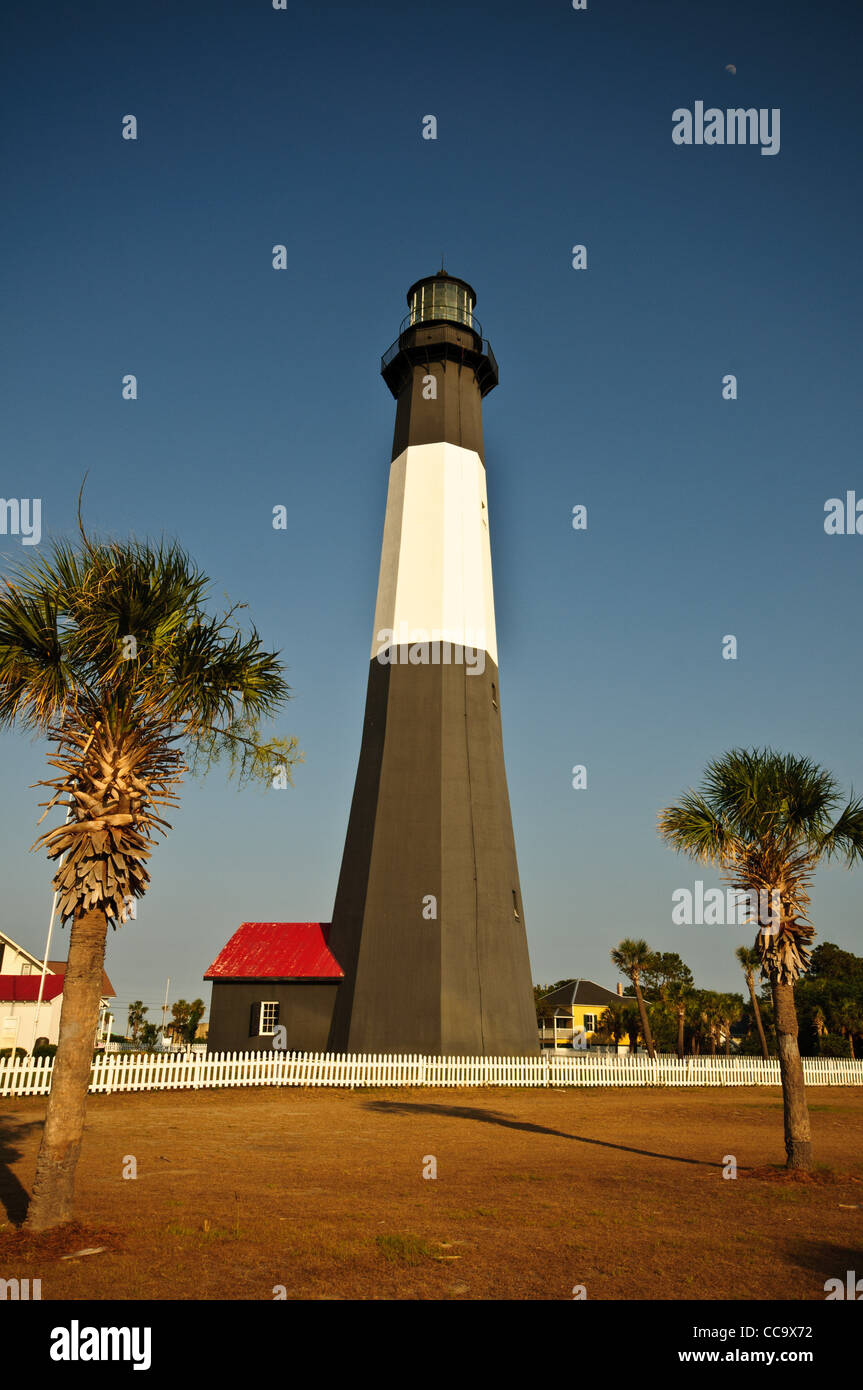 Tybee Island Lighthouse, Taylor Street, Tybee Island, Georgia Stock ...
