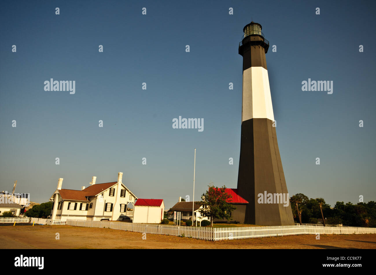 Tybee Island Lighthouse, Taylor Street, Tybee Island, Georgia Stock ...