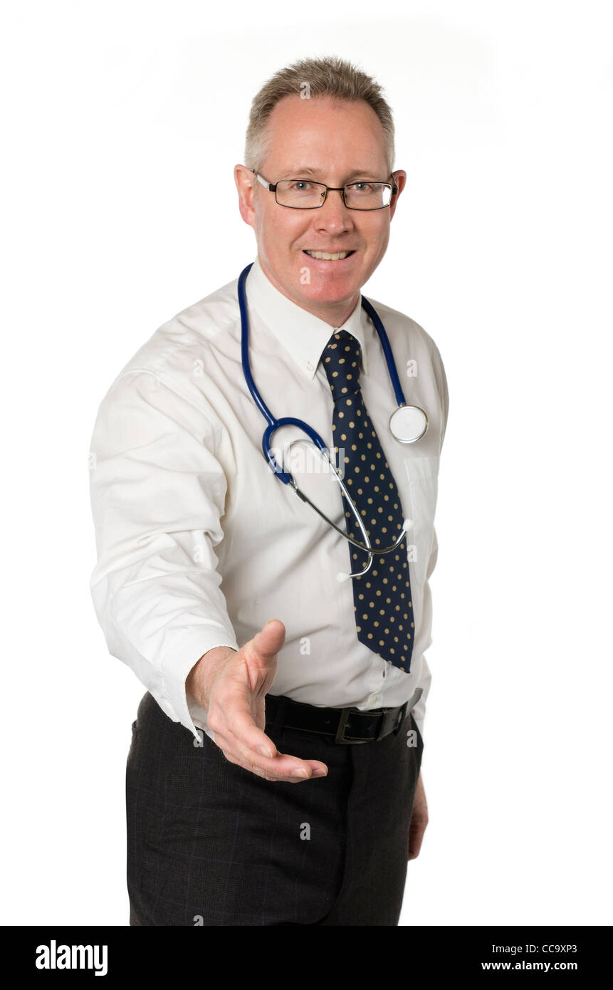 Doctor handshake isolated hi-res stock photography and images - Alamy