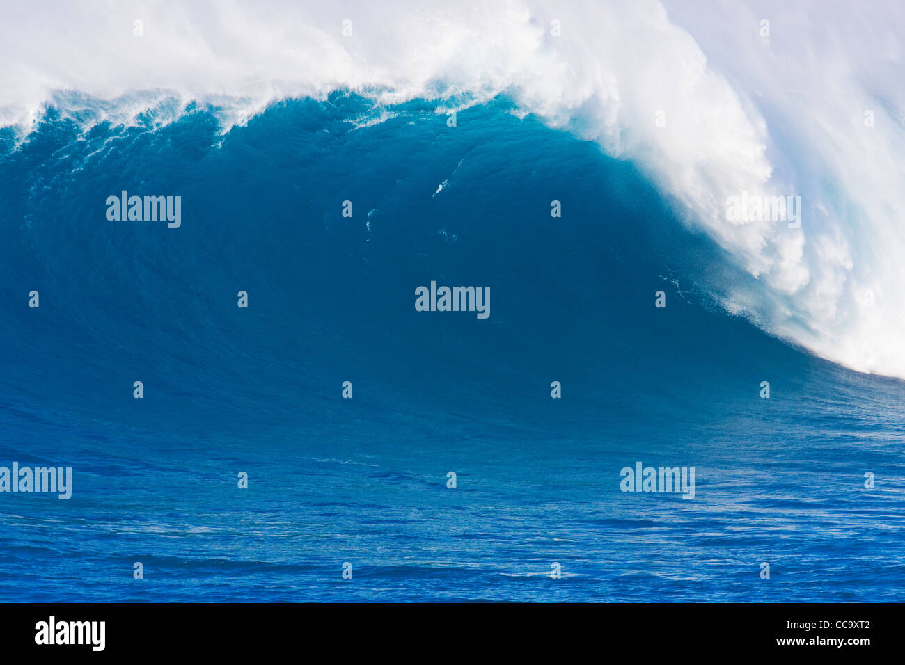 Blue Ocean Wave Stock Photo - Alamy