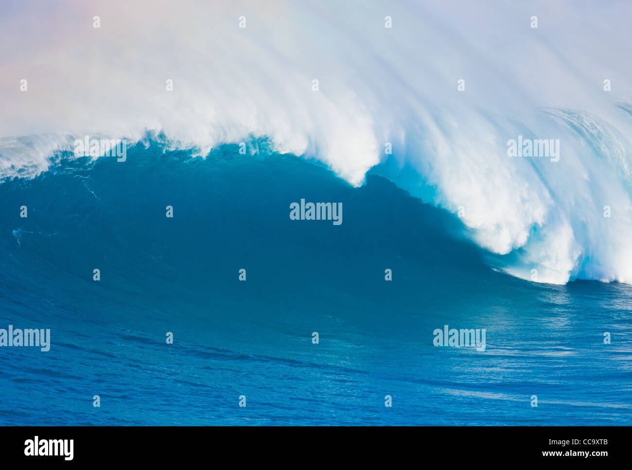 Blue Ocean Wave Stock Photo - Alamy
