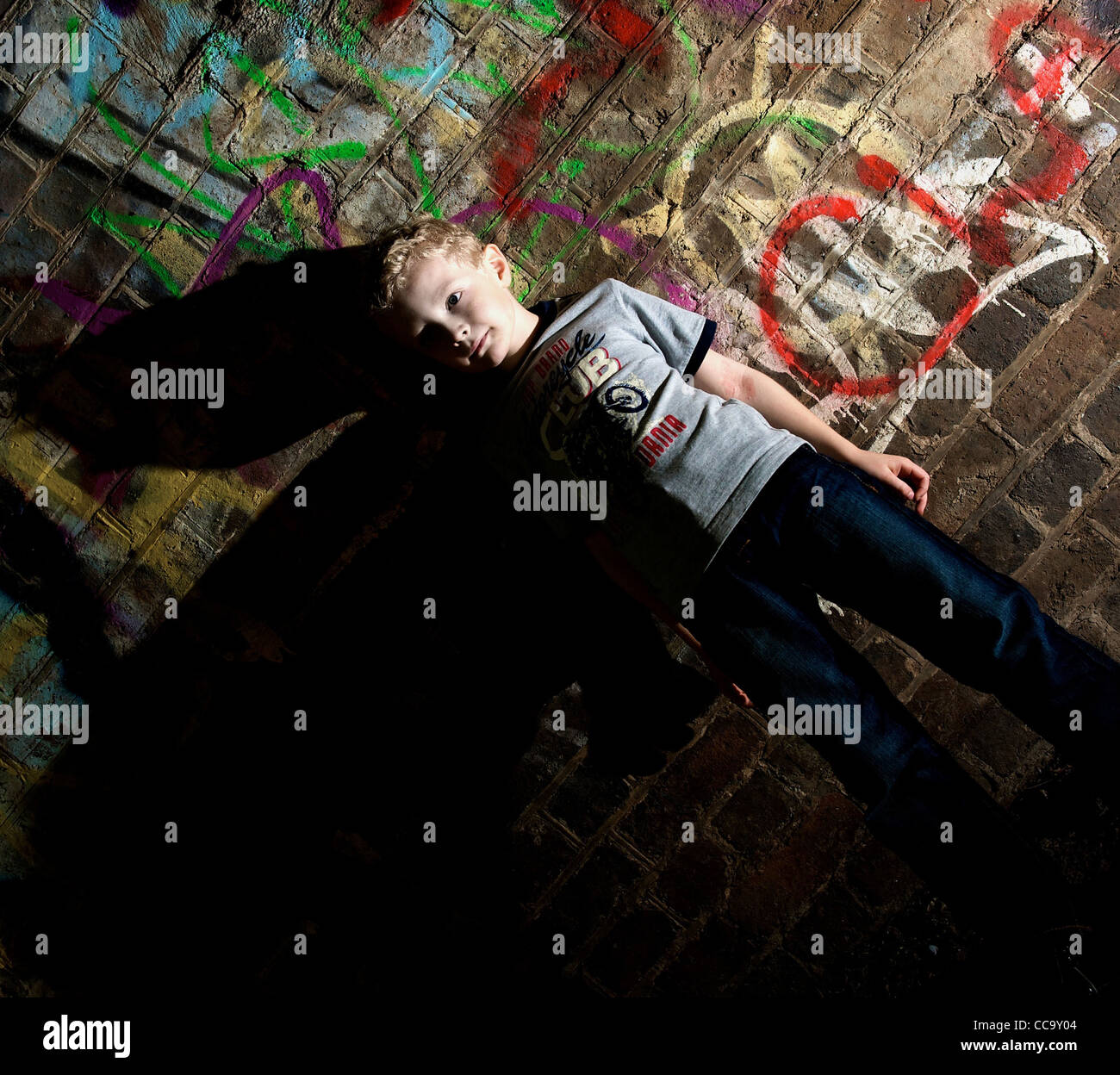 Underpass graffiti boy hi-res stock photography and images - Alamy