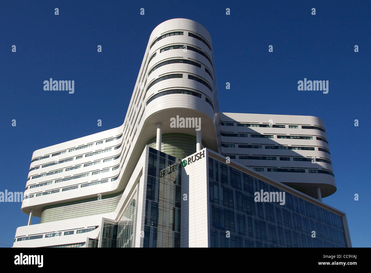 Rush University Medical Center new hospital building. Chicago, Illinois Stock Photo - Alamy