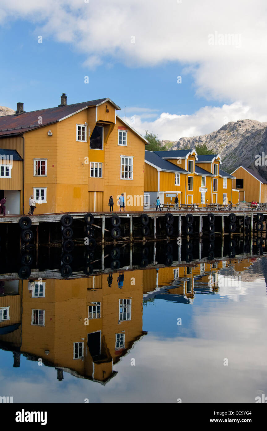 Norway, Nordland, Lofoten Archipelago, Nusfjord. Norway's oldest & best ...