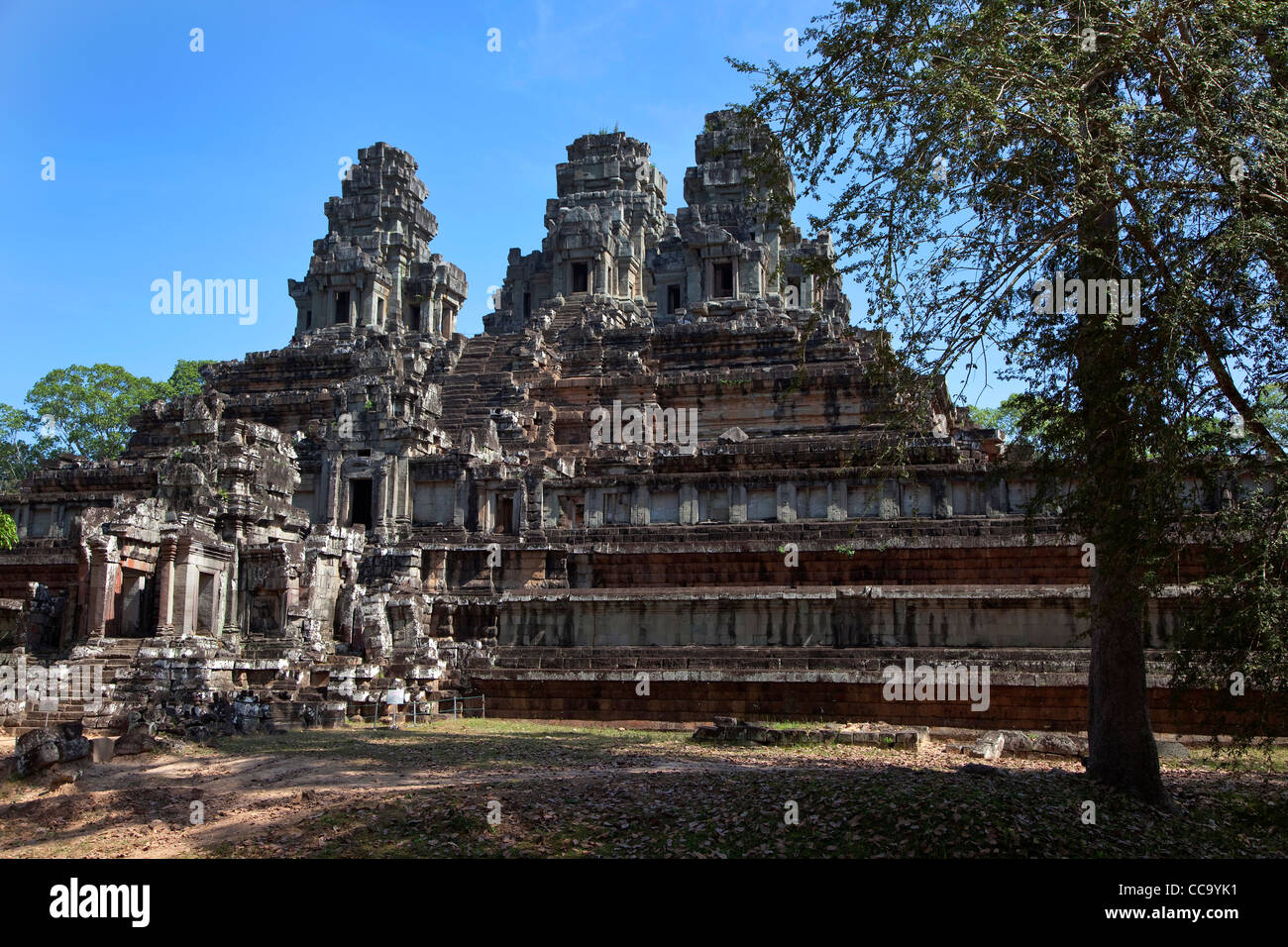 Ta Keo temple, Takeo, Angkor area, Siem Reap, Cambodia, Asia Stock ...
