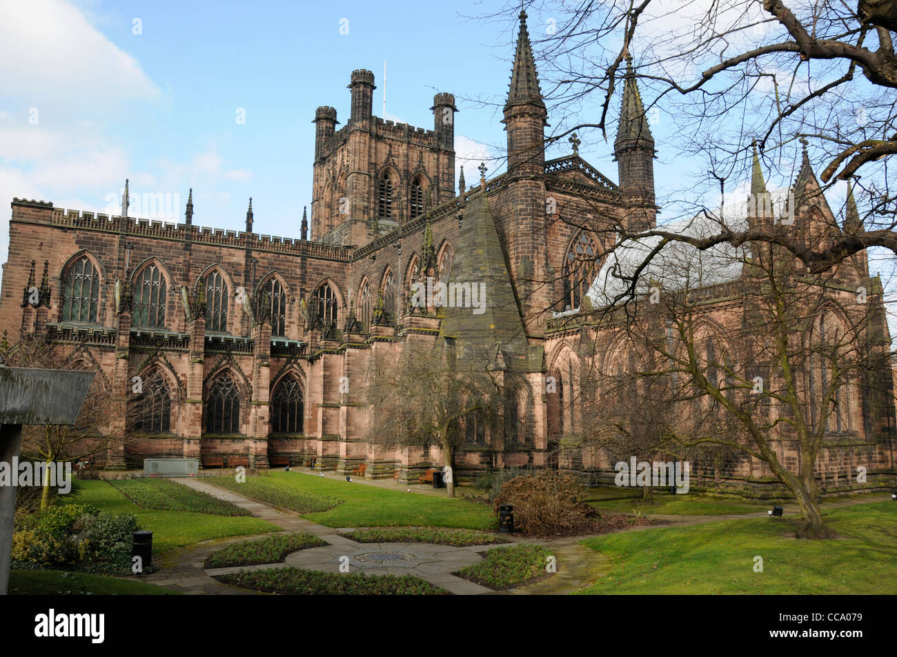 City of Chester a tourist destination in North West England Stock Photo ...