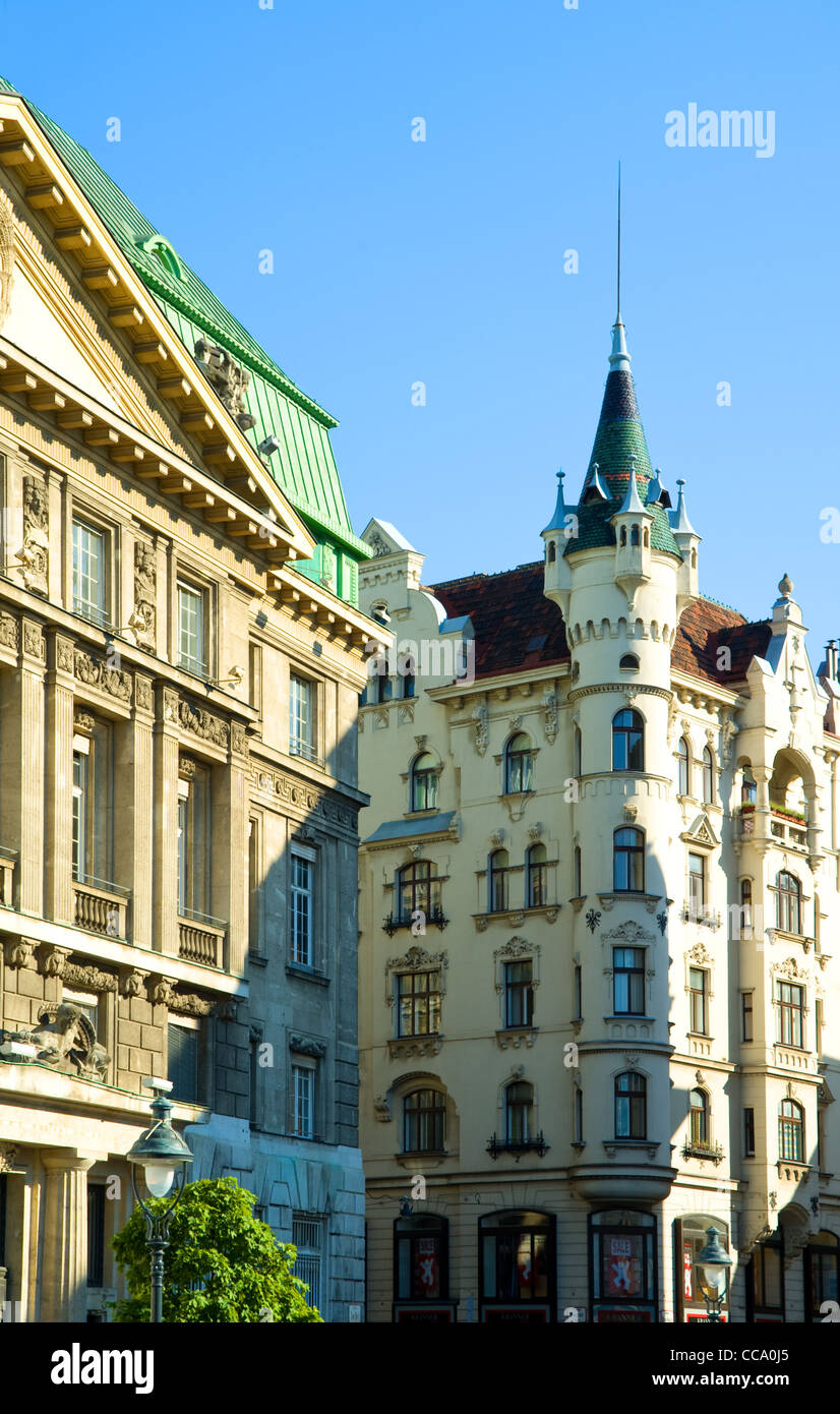 Beautiful building architecture in Vienna Stock Photo - Alamy