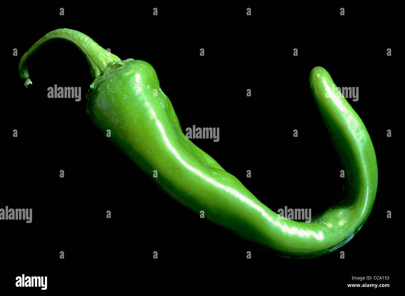 Green Anaheim pepper Stock Photo - Alamy