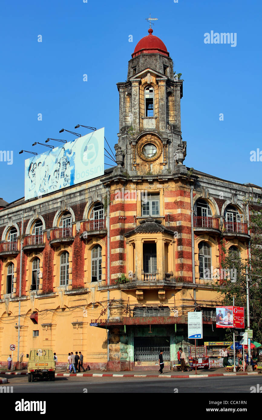 Former Rowe & Co. Emporium | Yangon (Rangoon) | Myanmar (Burma Stock ...