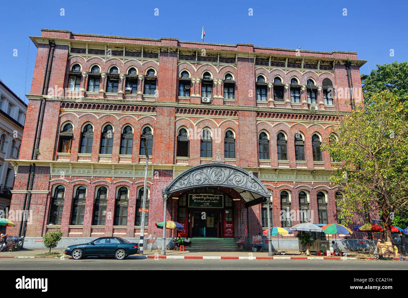 General Post Office in Yangon (Rangoon), Myanmar (Burma Stock Photo - Alamy