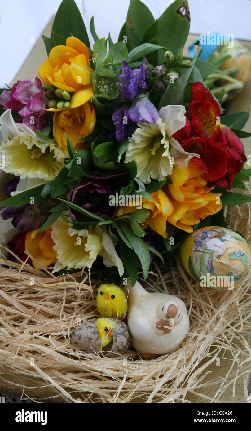 Easter still life Stock Photo - Alamy