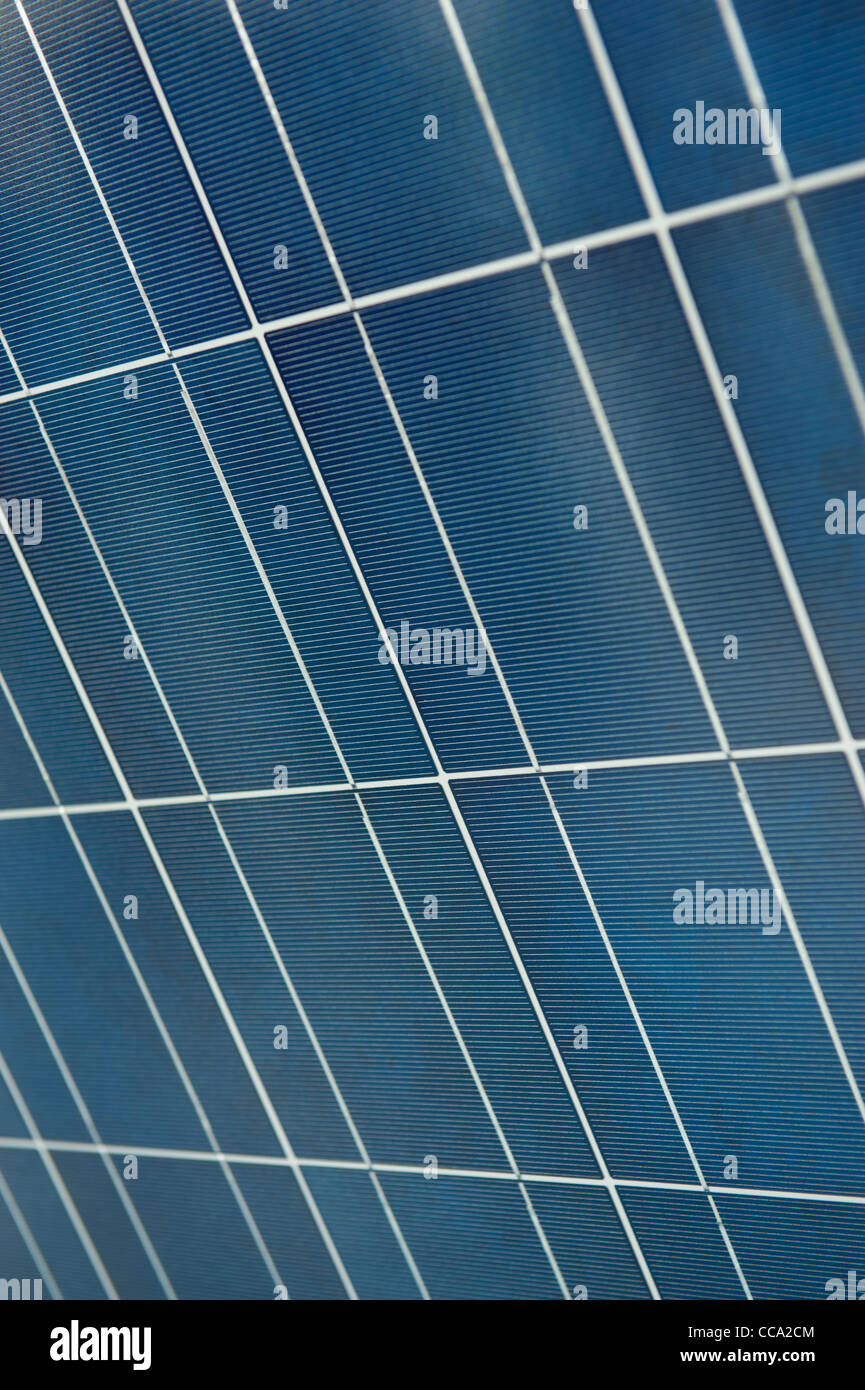 VALENCIA, SPAIN - SEPTEMBER 17: A photo of a nice solar panel texture ...