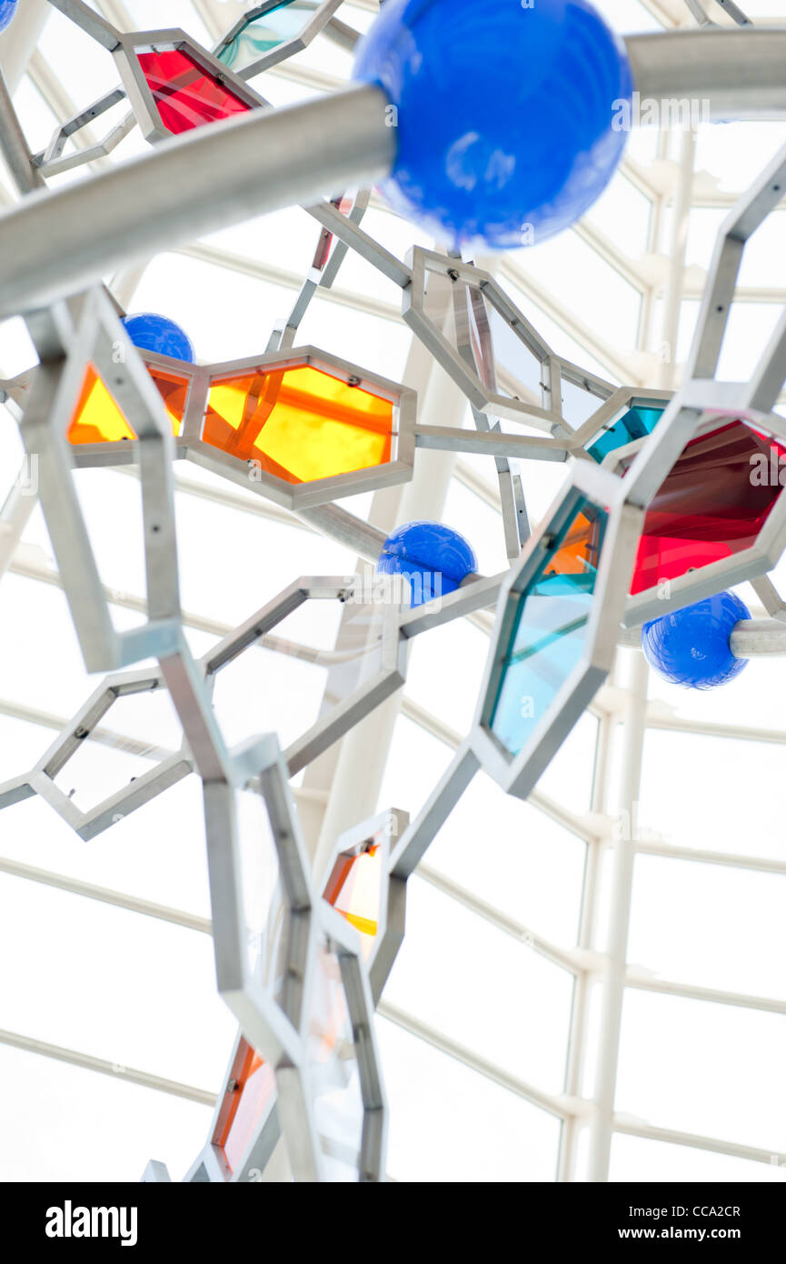 VALENCIA, SPAIN - SEPTEMBER 17: DNA stand at Museum of Science at ...