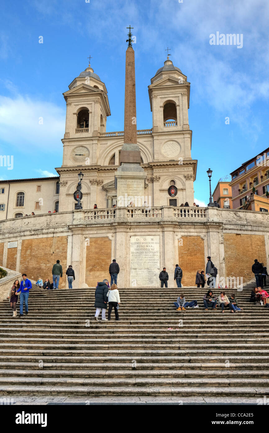 The Spanish Steps (Italian Scalinata di Trinita dei Monti) in Rome ...