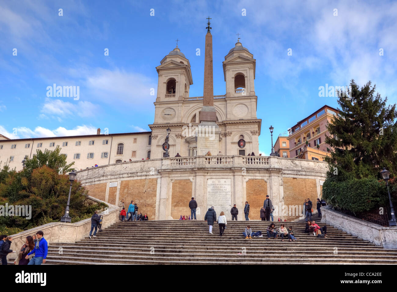 The Spanish Steps (Italian Scalinata di Trinita dei Monti) in Rome ...