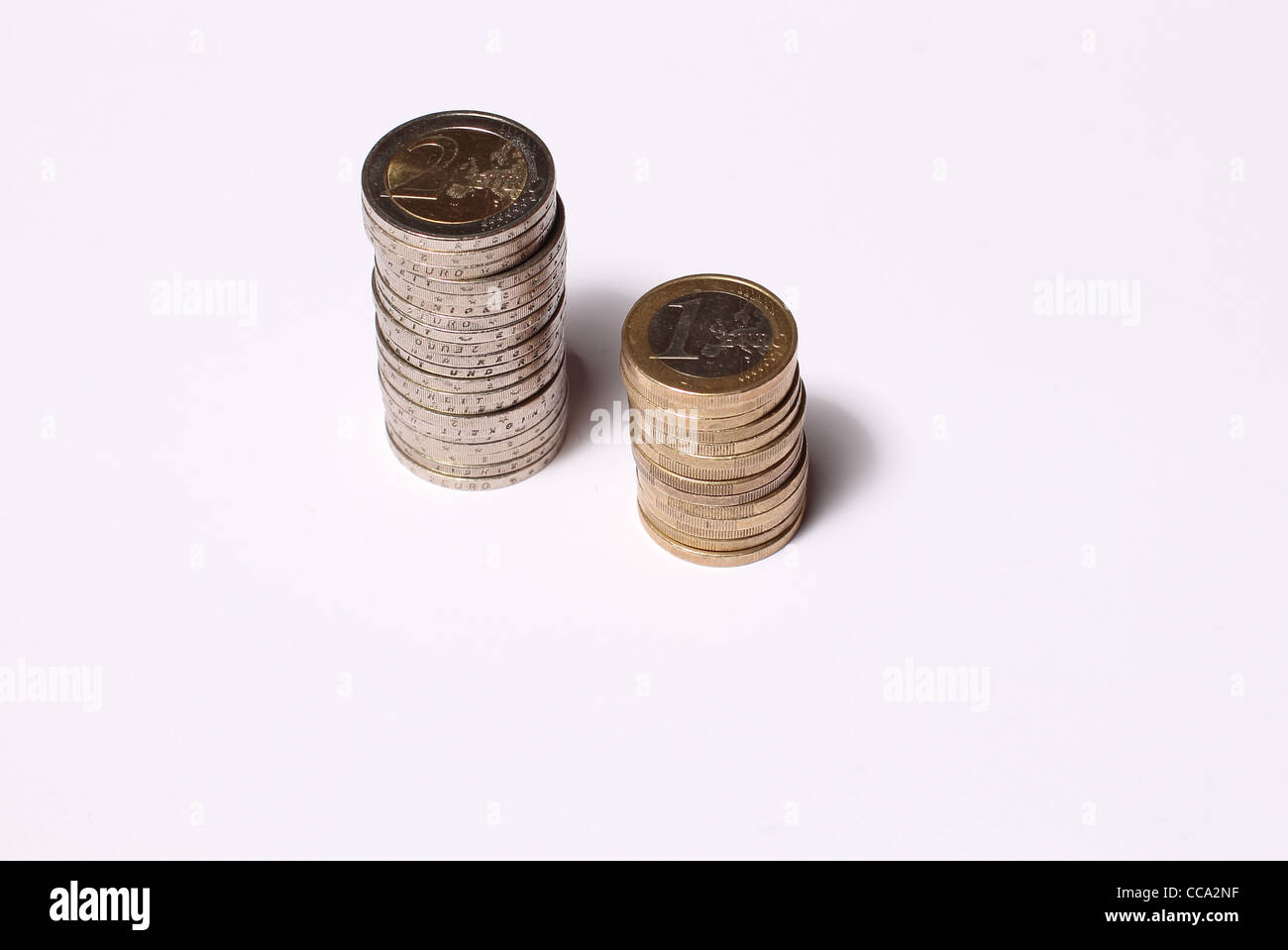 Roll of coins coinstack hi-res stock photography and images - Alamy