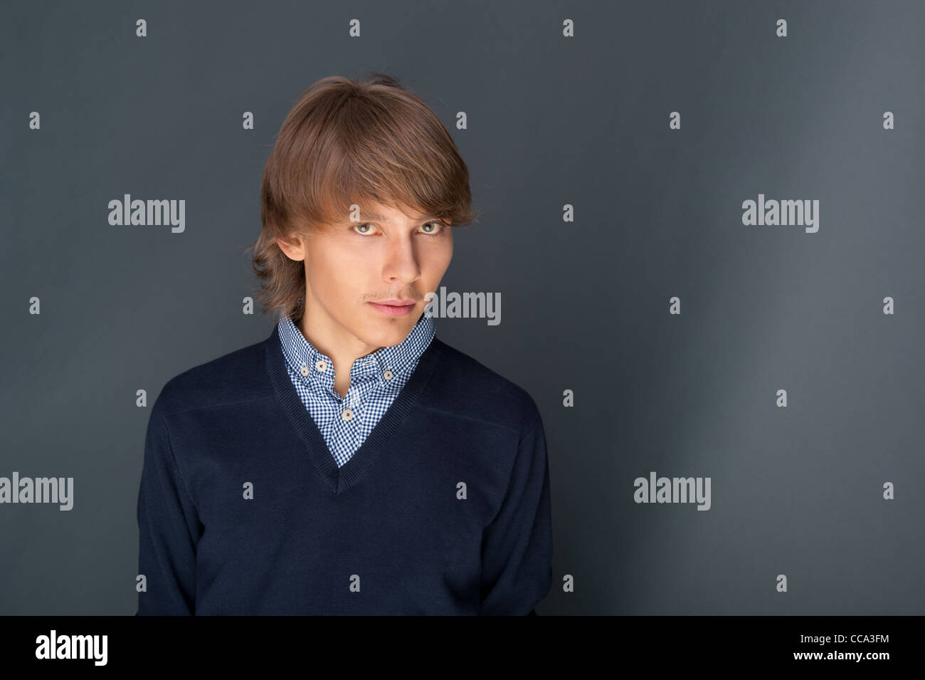 Portrait young man mischievous look hi-res stock photography and images ...