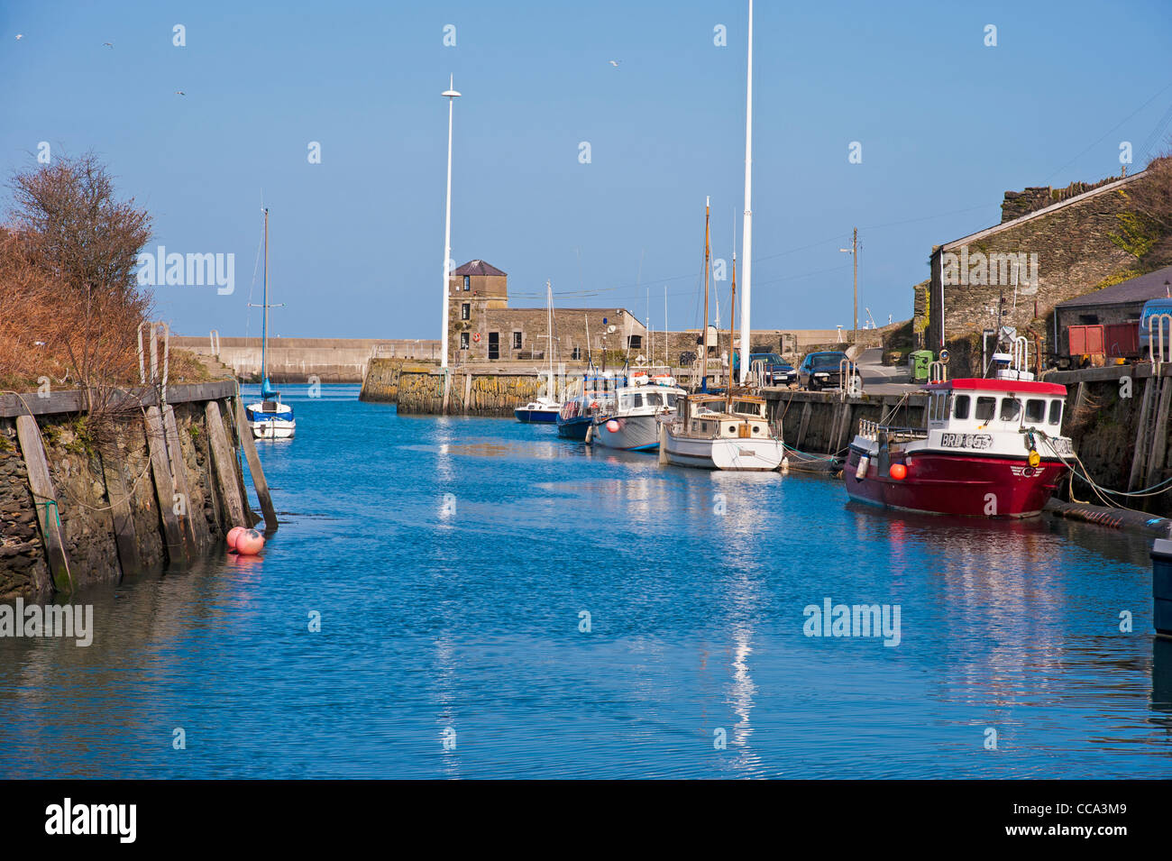 Amlwch Port A Busy fishing and commercial port Anglesey North Wales Uk ...