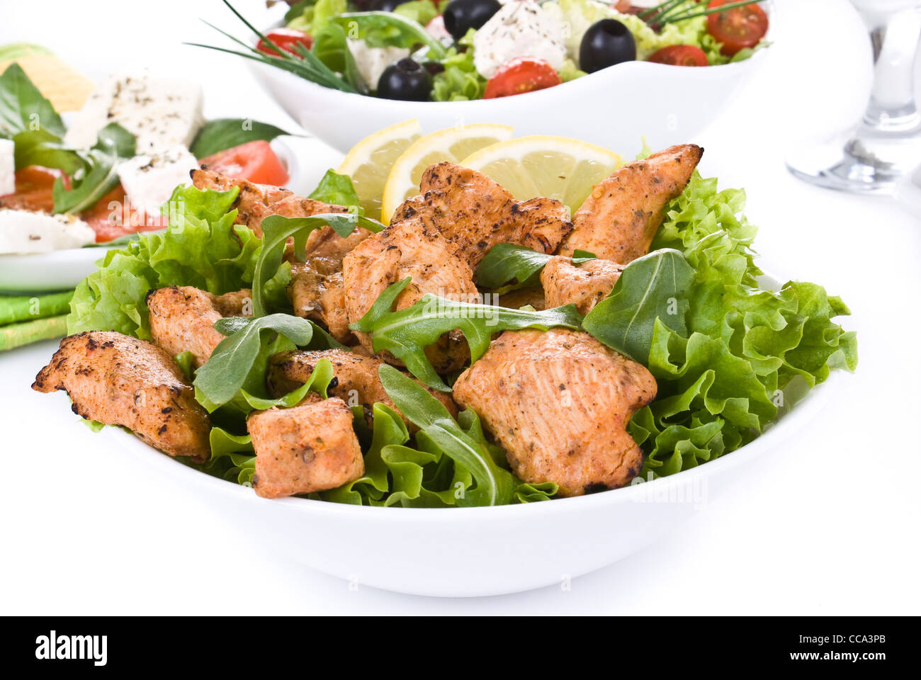 Chicken mix salads hi-res stock photography and images - Alamy